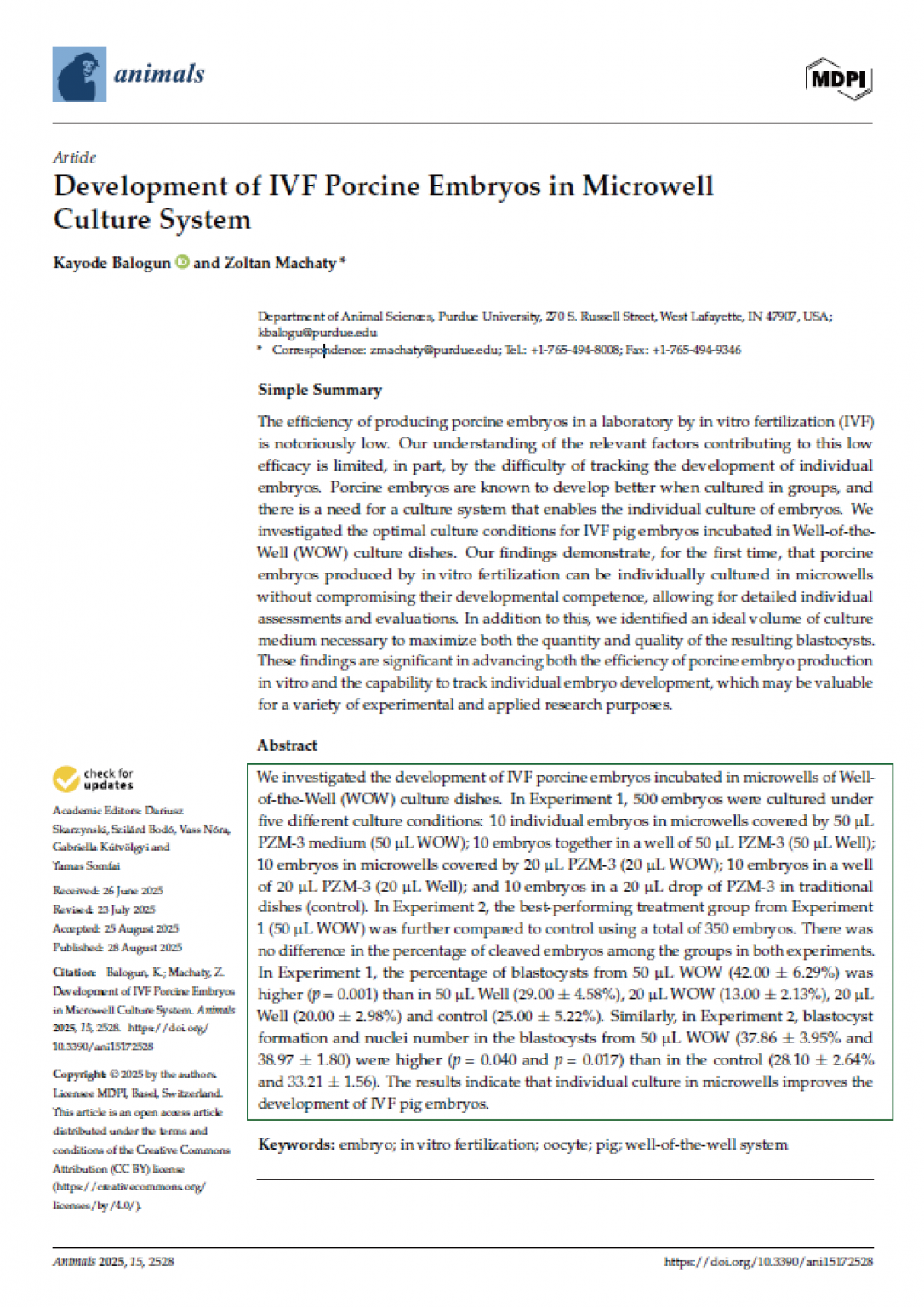 Moving Beyond Conventional Group Culture: How VitaVitro's Embryo ...